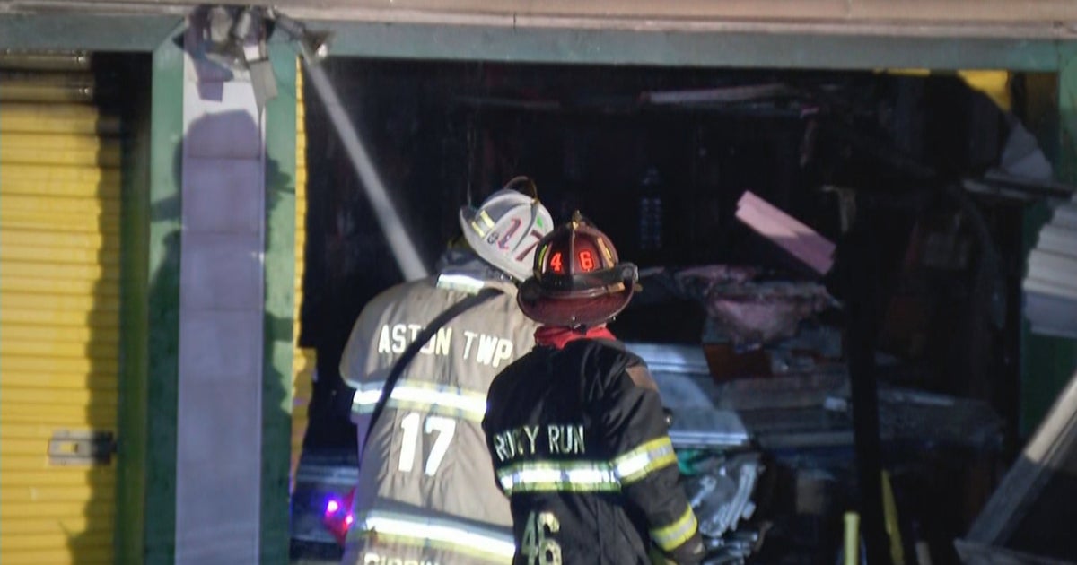 Home In Aston Partially Collapses Following Early Morning Fire - CBS ...