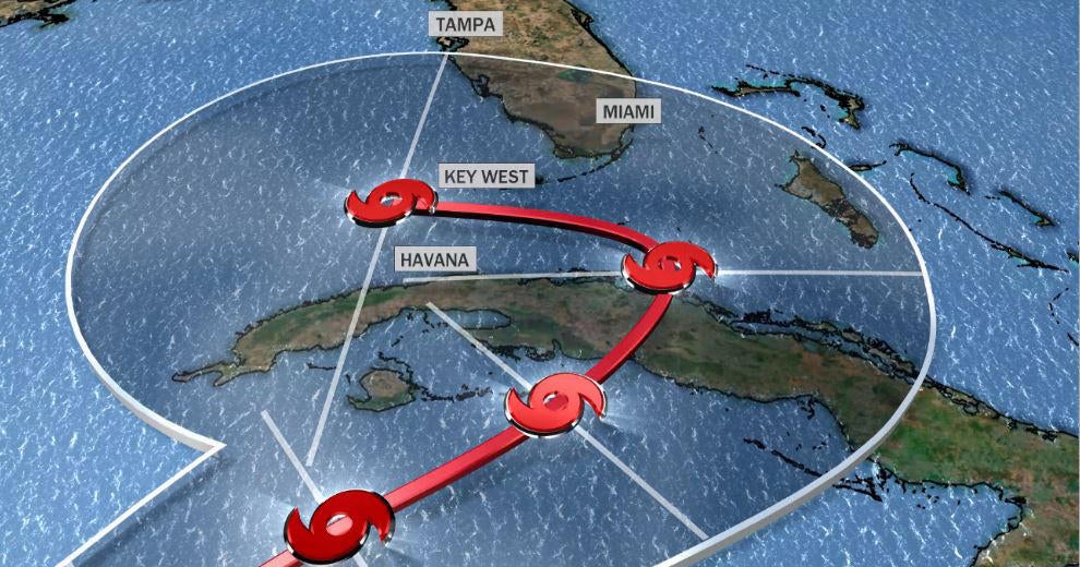Florida in the path of Eta and it could become a hurricane again - CBS News