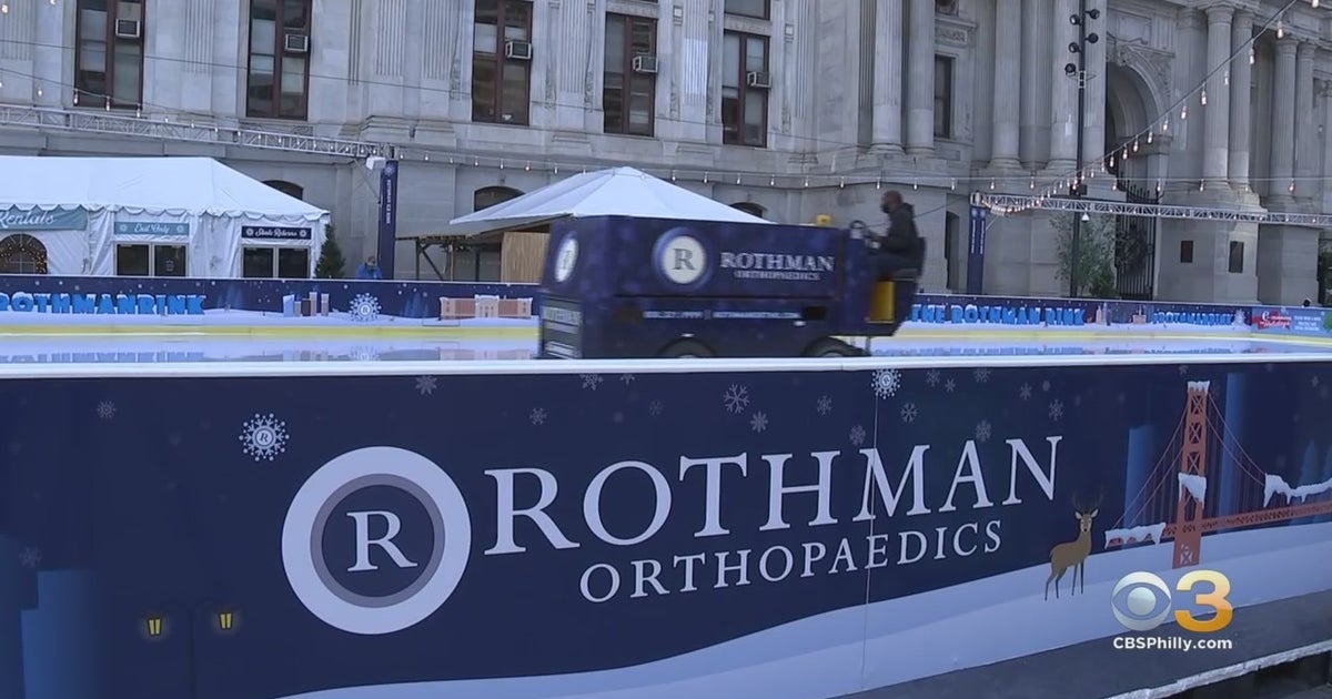 Rothman Orthopedics Ice Rink & Cabin Reopens At Dilworth Park - CBS ...