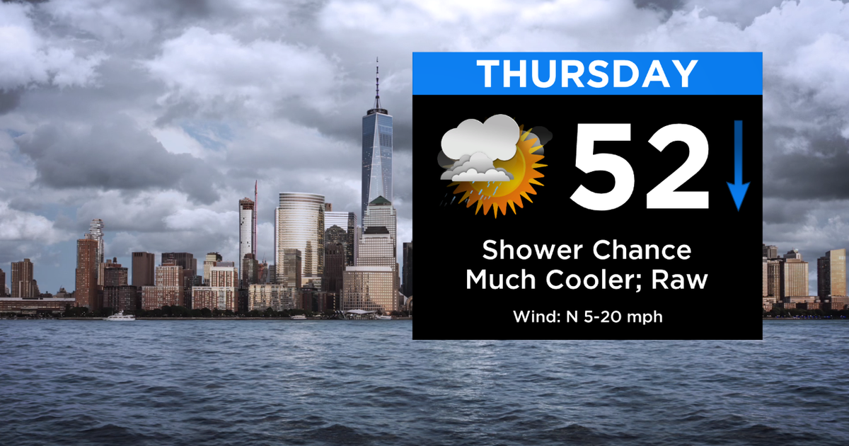 New York Weather: CBS2's 11/12 Thursday Morning Forecast - CBS New York