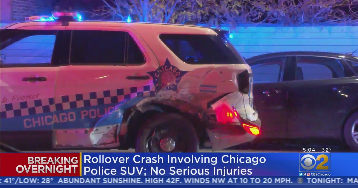 Pickup Truck Involved In Rollover Crash After Hitting CPD SUV In Logan ...