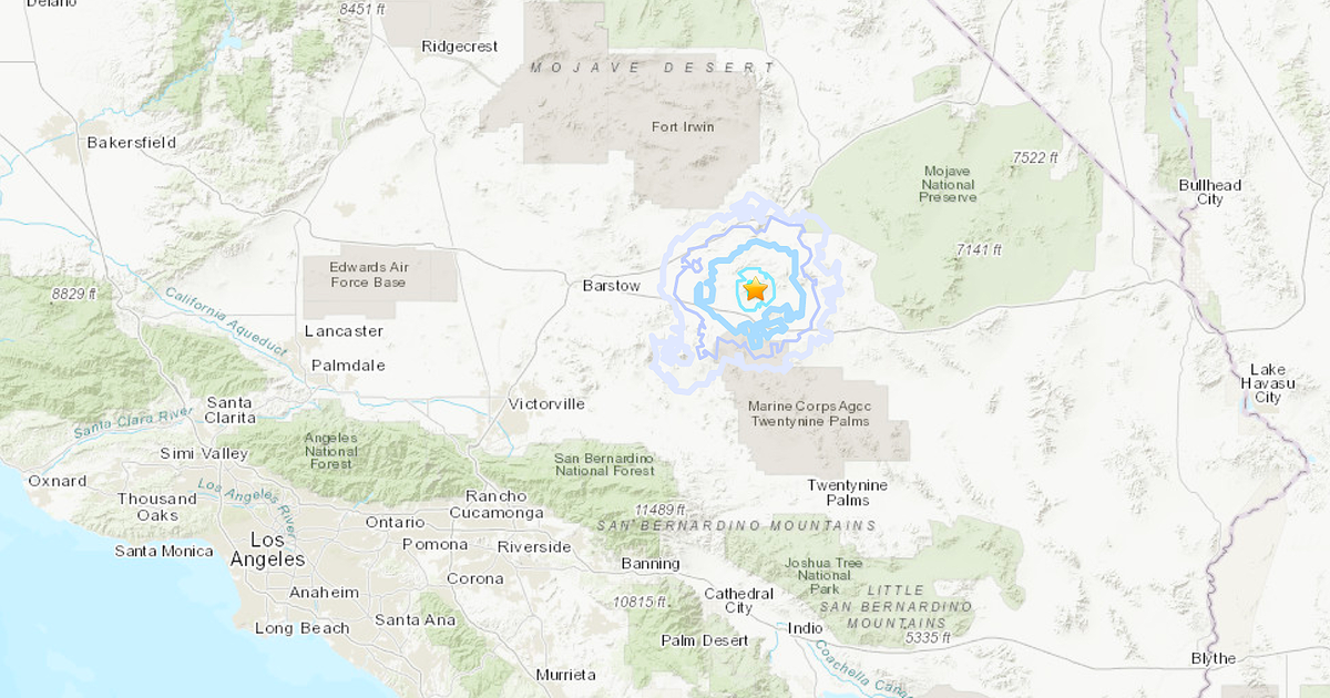 Earthquake Rattles San Bernardino County - CBS Los Angeles