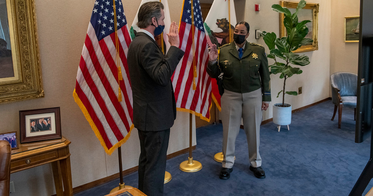 First Female CHP Commissioner Amanda Ray Sworn In Tuesday - CBS Sacramento