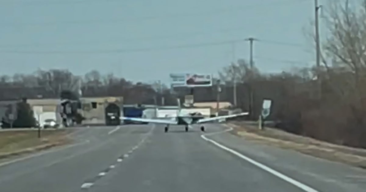 Plane Makes Emergency Landing On Maple Grove Road - CBS Minnesota
