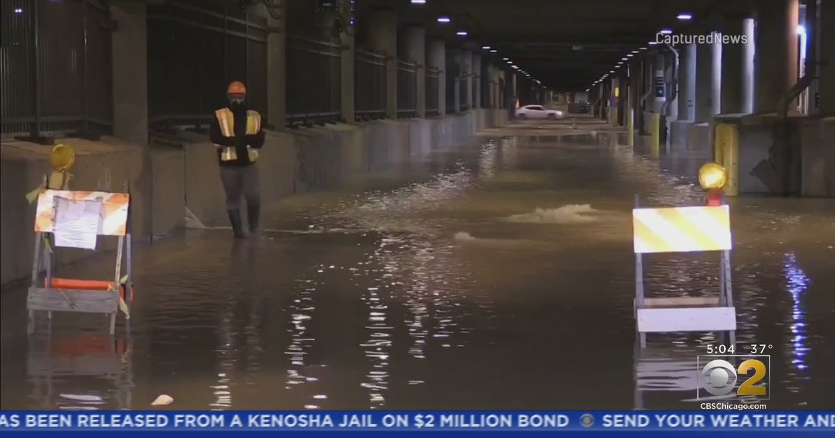 Flooding Affects Traffic On Lower Wacker Drive In Chicago's Loop - CBS ...