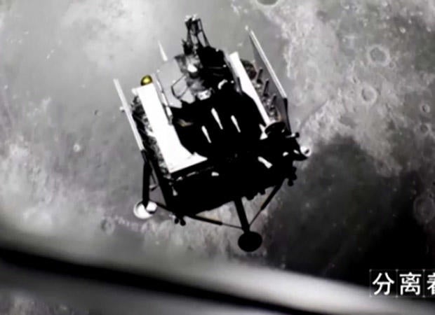 China says spacecraft successfully lands on moon for historic sample ...