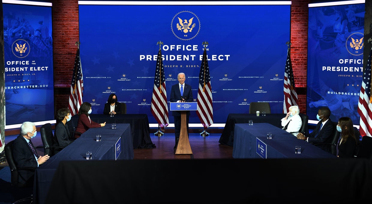 Biden introduces economic team, telling Americans "help is on the way ...