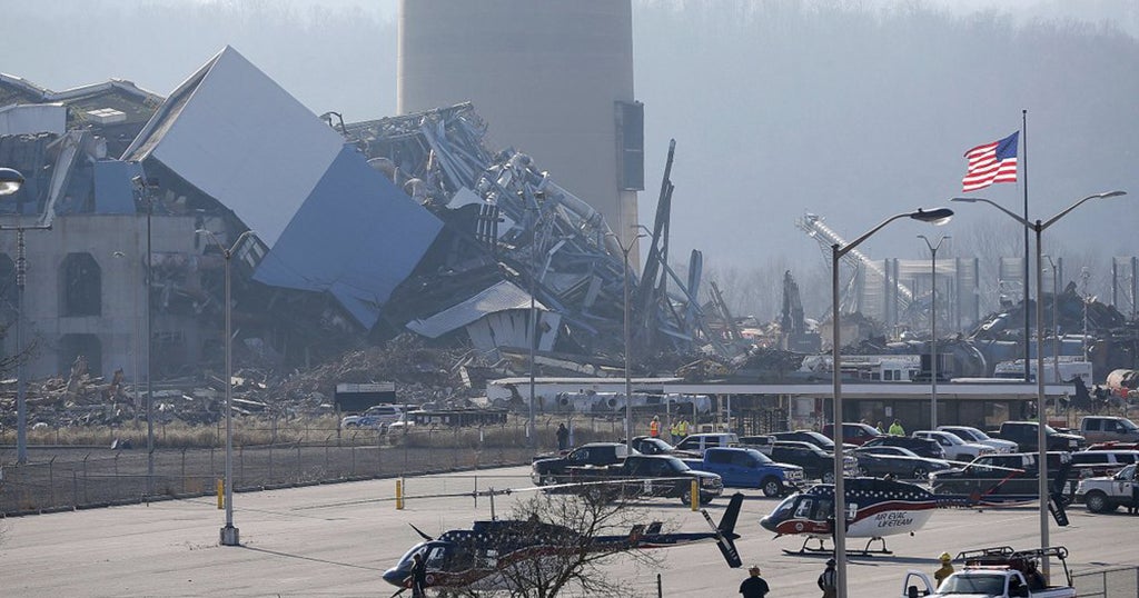 Body Of 2nd Worker Recovered After Power Plant Collapse - CBS Pittsburgh