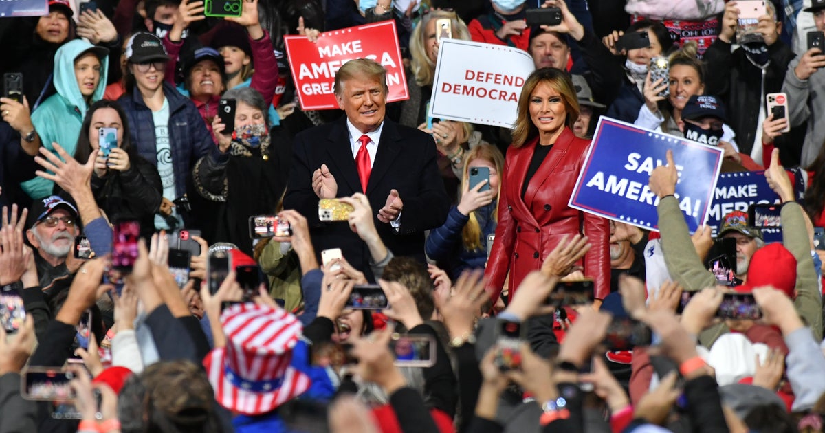 Trump uses Georgia Senate race to raise money for his own PAC - CBS News