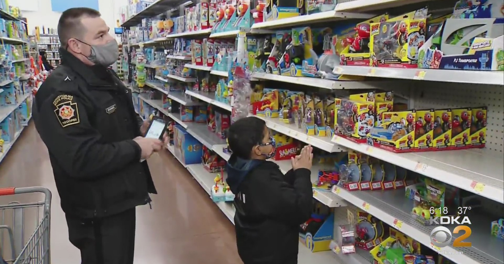 $90,000 Raised To Buy Kids Toys Through Shop With A Cop - CBS Pittsburgh