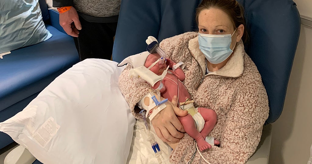 Boston's First Baby Of 2021 Is Girl Born At Boston Medical Center - CBS ...