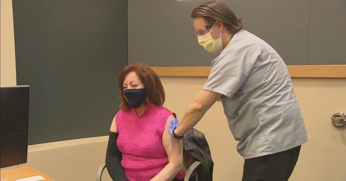 Lt. Gov. Dianne Primavera Gets First Dose Of COVID-19 Vaccine - CBS ...