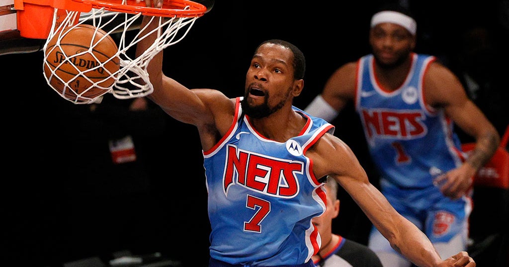 Durant Scores 34, Nets Charge Back From 18 Down, Top Nuggets - CBS New York