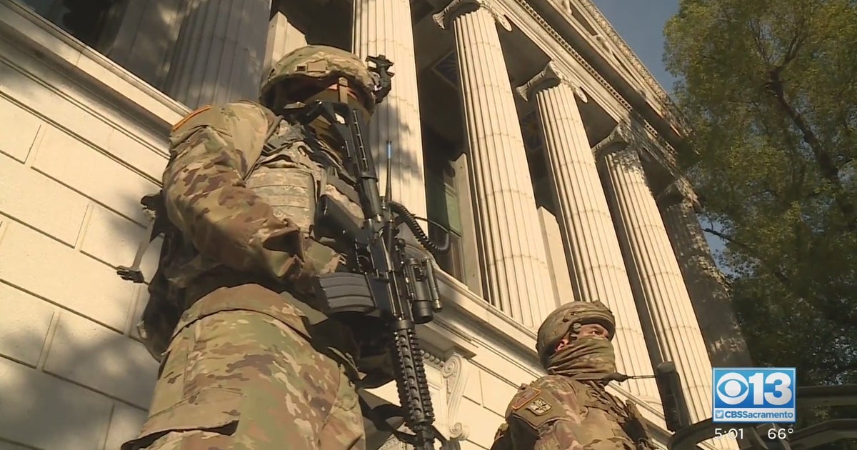 California National Guard Sets Up Around Downtown Sacramento Ahead Of ...