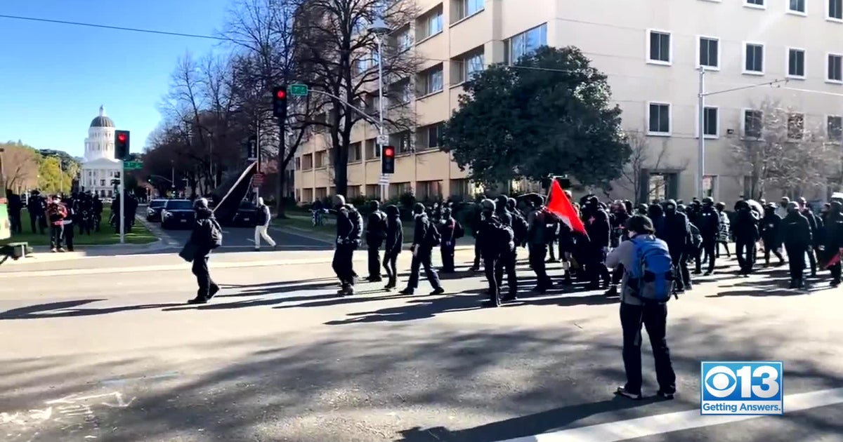 No Reports of Violence as Antifa Hits Sacramento Streets on ...