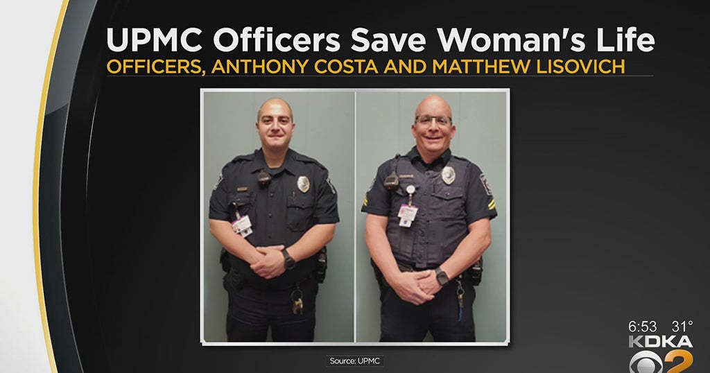 Quick Actions From UPMC Police Officers Save Woman's Life - CBS Pittsburgh