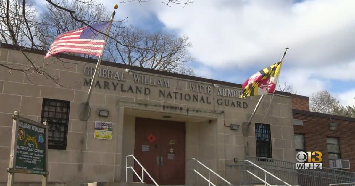 Thank You Notes Left On Maryland National Guard Car Windshields - CBS ...