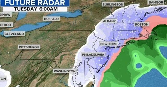 Deadly winter storm system moves East with 100 million in path - CBS News