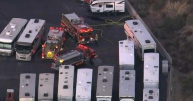 3 people injured in movie set explosion in Los Angeles - CBS News