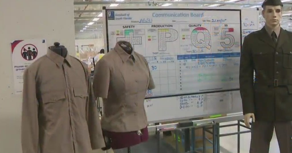 Goodwill's Manufacturing Team Working To Make Army's New Dress Uniform ...