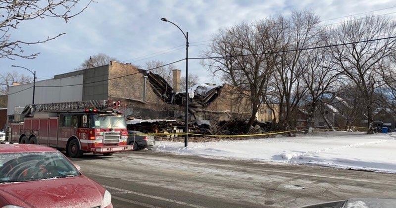 Englewood Building Collapses - CBS Chicago