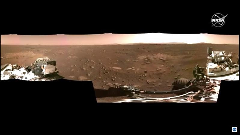 NASA unveils never-before-seen video from Mars rover landing on the red ...