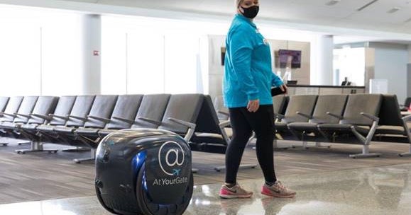 Robot Delivering Passengers' Food At Philadelphia International Airport ...