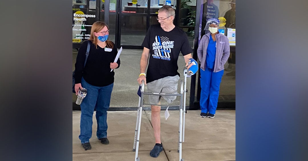 Mansfield Police Officer Randy Watson Out Of Hospital After Losing Leg ...