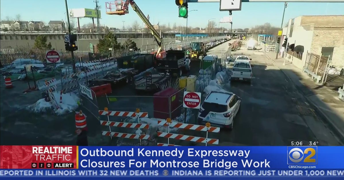 Outbound Kennedy Expressway Entrance Ramps Closed From Armitage To