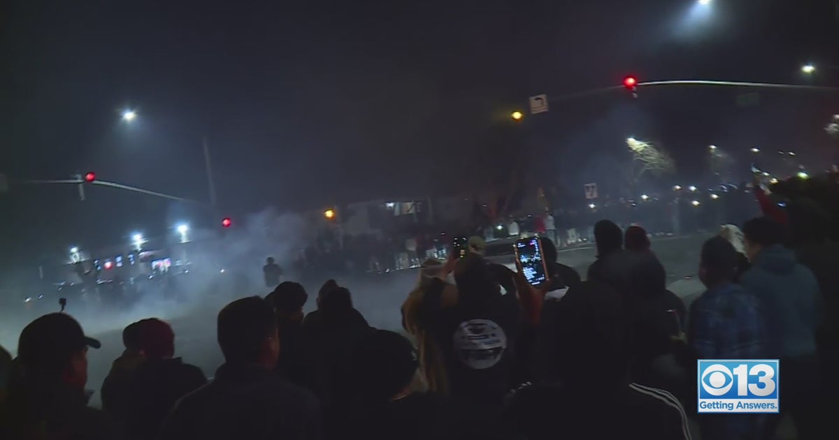 WATCH: Large Crowd Surrounds Donut-Spinning Car At West Sacramento ...