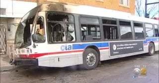No One Hurt On CTA Bus That Caught Fire - CBS Chicago