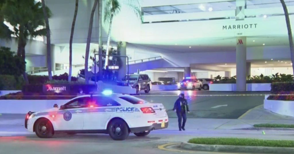 Police Investigating Shooting Outside Miami Marriott Biscayne Bay Cbs