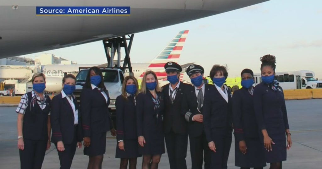 All Female Crew Makes Historic American Airlines Flight From Miami To ...