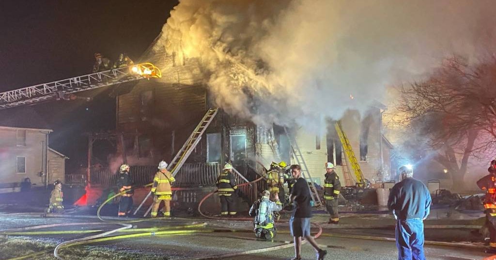 Fire Destroys Home In Dunbar Township - CBS Pittsburgh