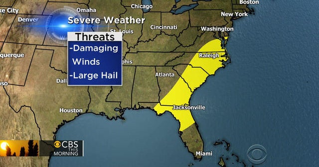 Severe storms impact millions across U.S. - CBS News