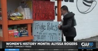 Women's History Month: Alyssa Rogers Of The Detroit Community Fridge ...