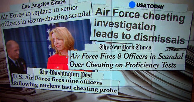 Air Force cheating scandal: Nine officers fired at nuclear missile base ...