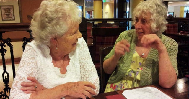 Twins reunite 78 years after being separated at birth - CBS News