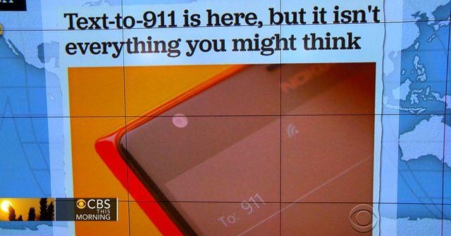 Headlines: Texting to 911 has arrived - CBS News