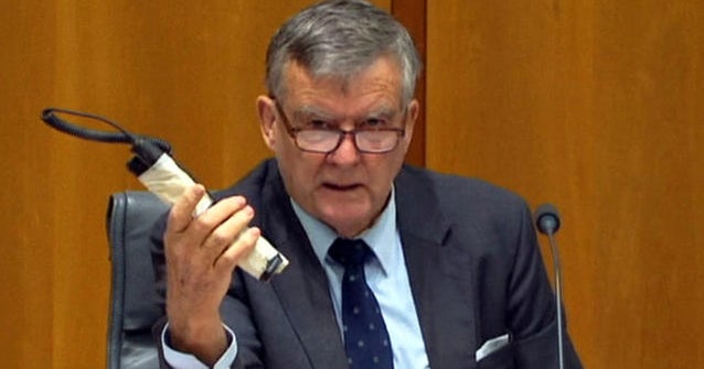 Australian senator smuggles fake pipe bomb into parliament building ...