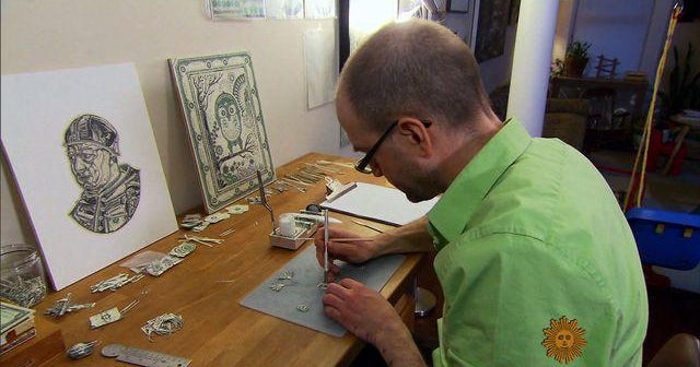 Art that's made of money - CBS News