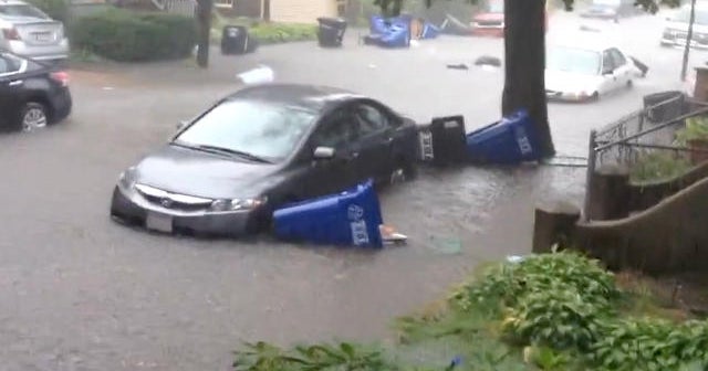 Boston area hit by massive floods - CBS News