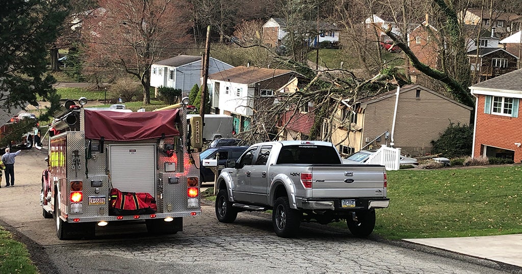 Tree Falls Onto House In Shaler Township, Significant Damage Reported ...