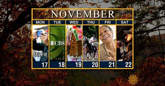 Calendar: Week of November 17 - CBS News