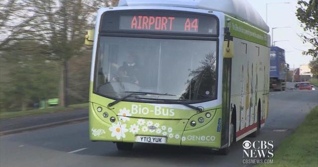 A ride on the poo-powered Bio Bus - CBS News