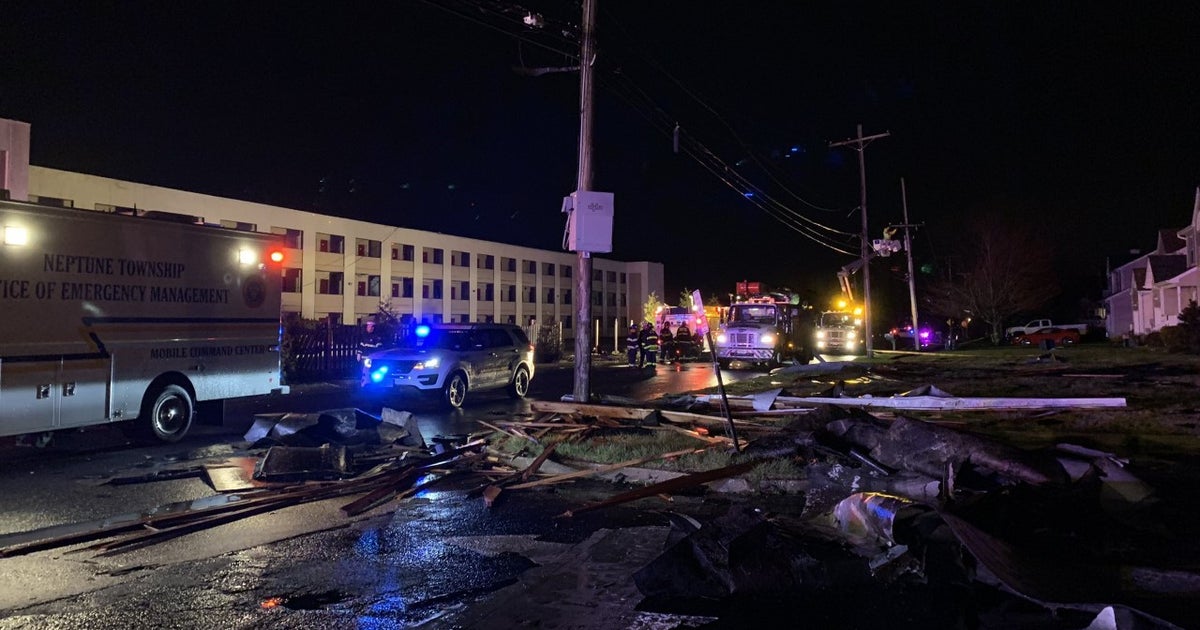 Powerful Storm Causes Damage In Parts Of New Jersey - CBS New York