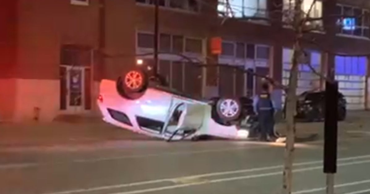 Driver Extricated From Suv After Downtown Minneapolis Rollover Crash