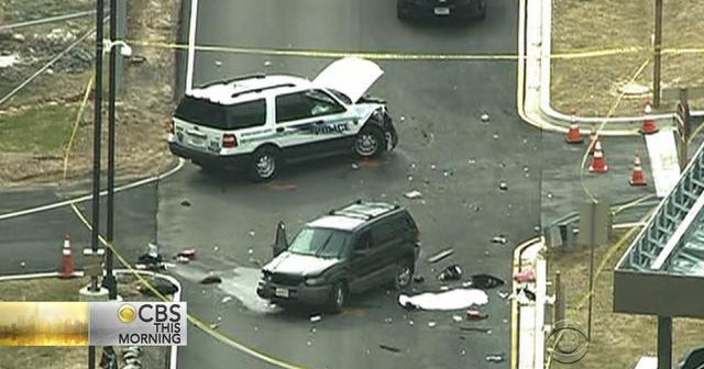 Men dressed as women rammed police SUV before deadly NSA gate shooting ...