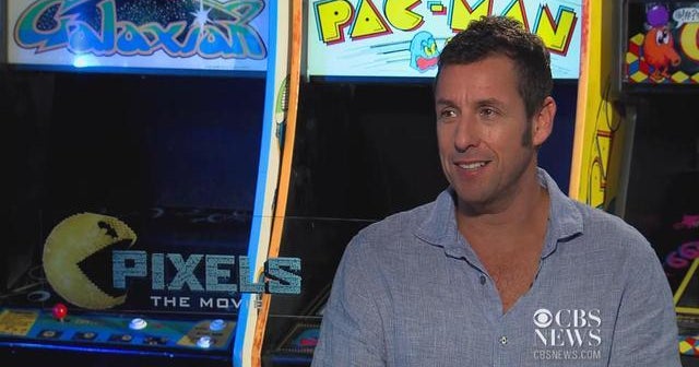 Adam Sandler and Kevin James on "Pixels" - CBS News