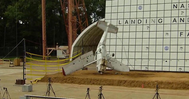 NASA experiments with plane crashes for safety - CBS News